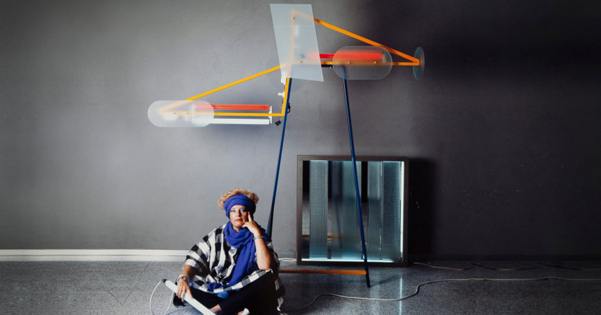 Portrait : Nanda Vigo (1936-2020), la designer qui sculptait la lumière