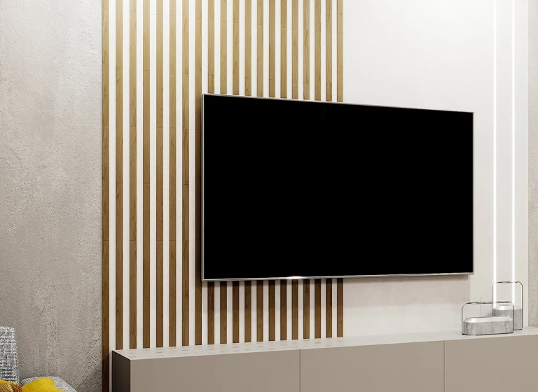 Habillage mur derrière TV : impressionnez vos invités