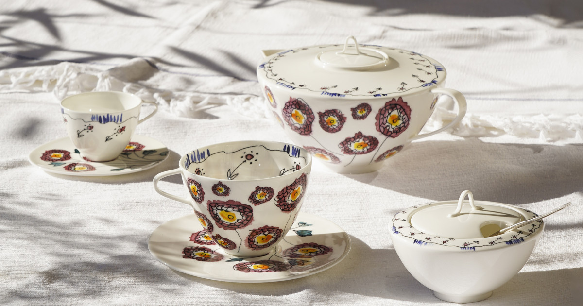 Marni dévoile une collection d'art de la table en porcelaine pour Serax