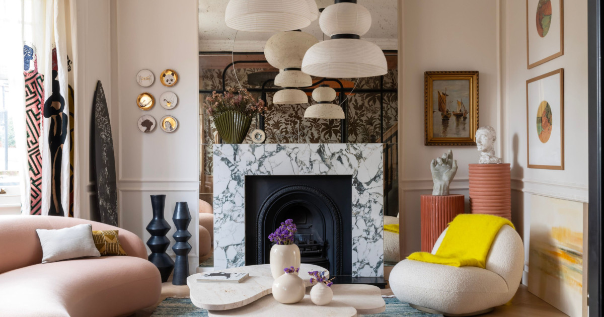 Dans la maison familiale colorée de Charlotte Lilford à Londres